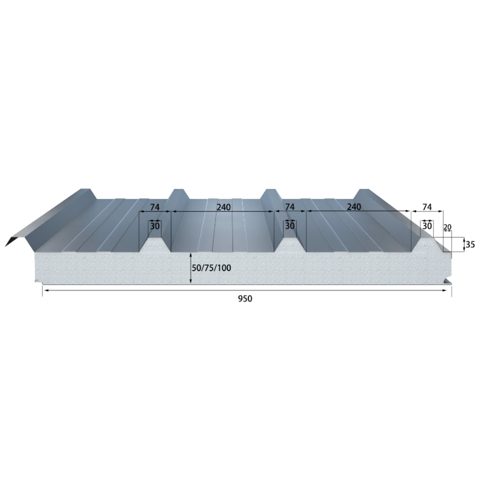 Insulated EPS Roof Panel - Contact us if order more than20 – Big Hands ...